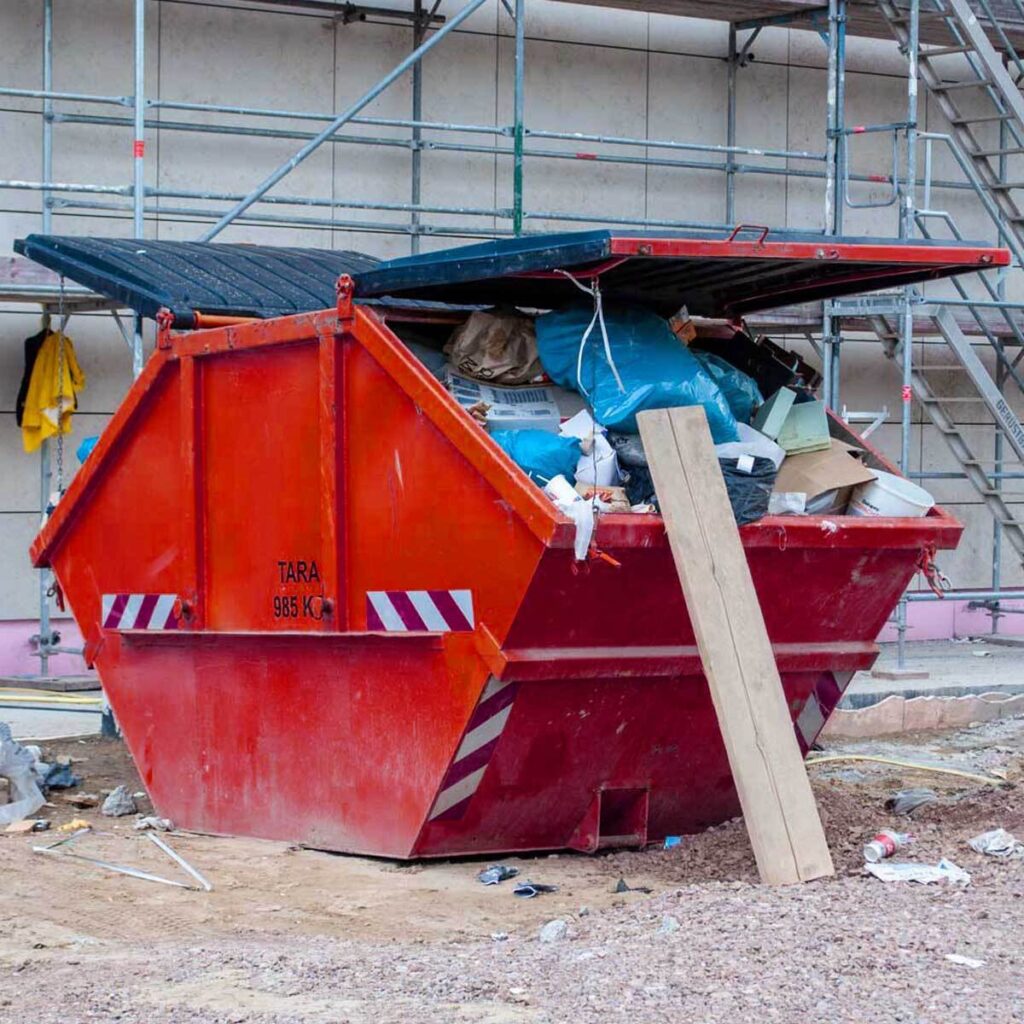 Was Darf In Bauschuttcontainer